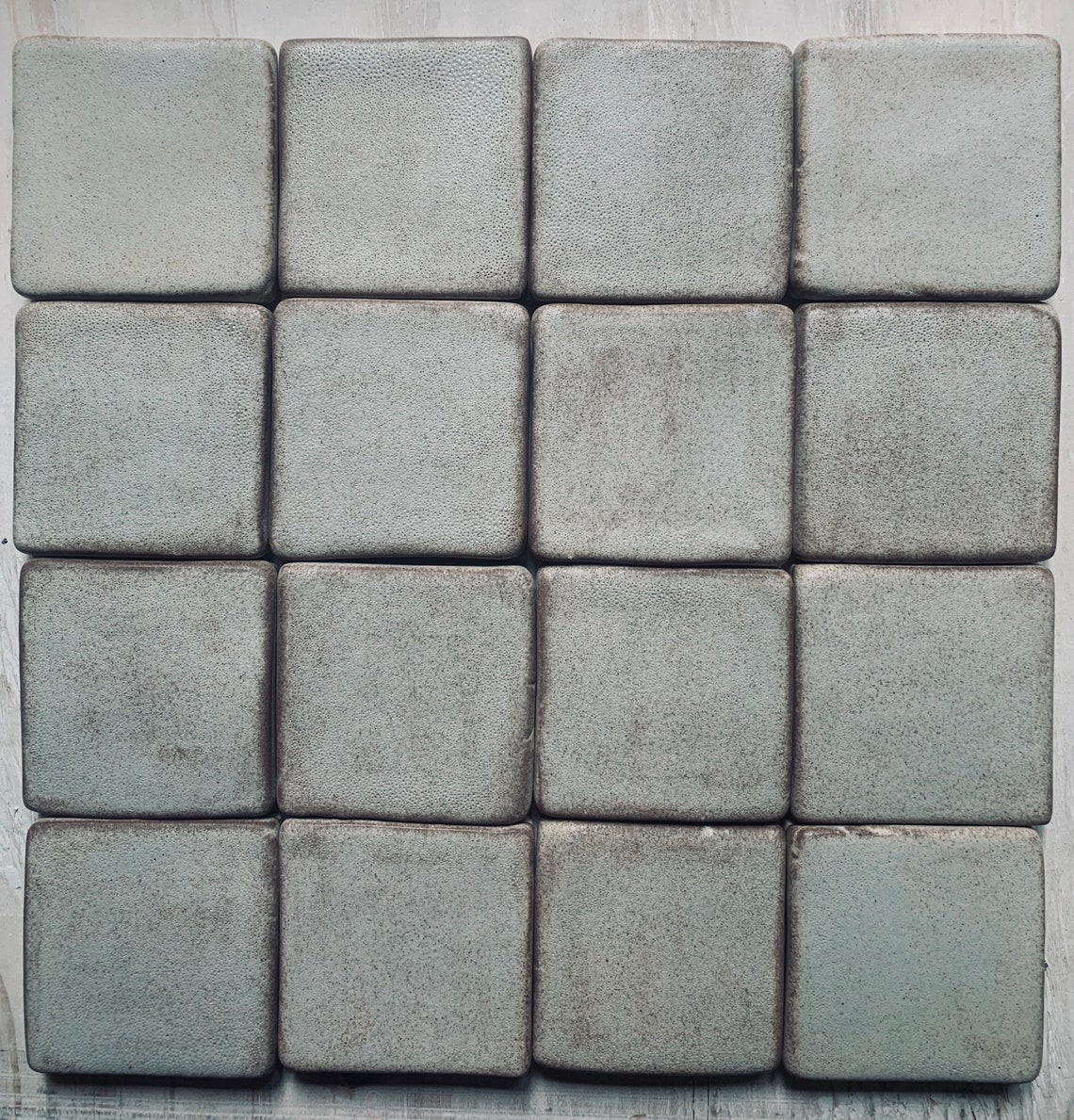 3x3 Handmade Ceramic Tile Backsplash, Bathroom or Kitchen Tile, 1 SQ FT ...
