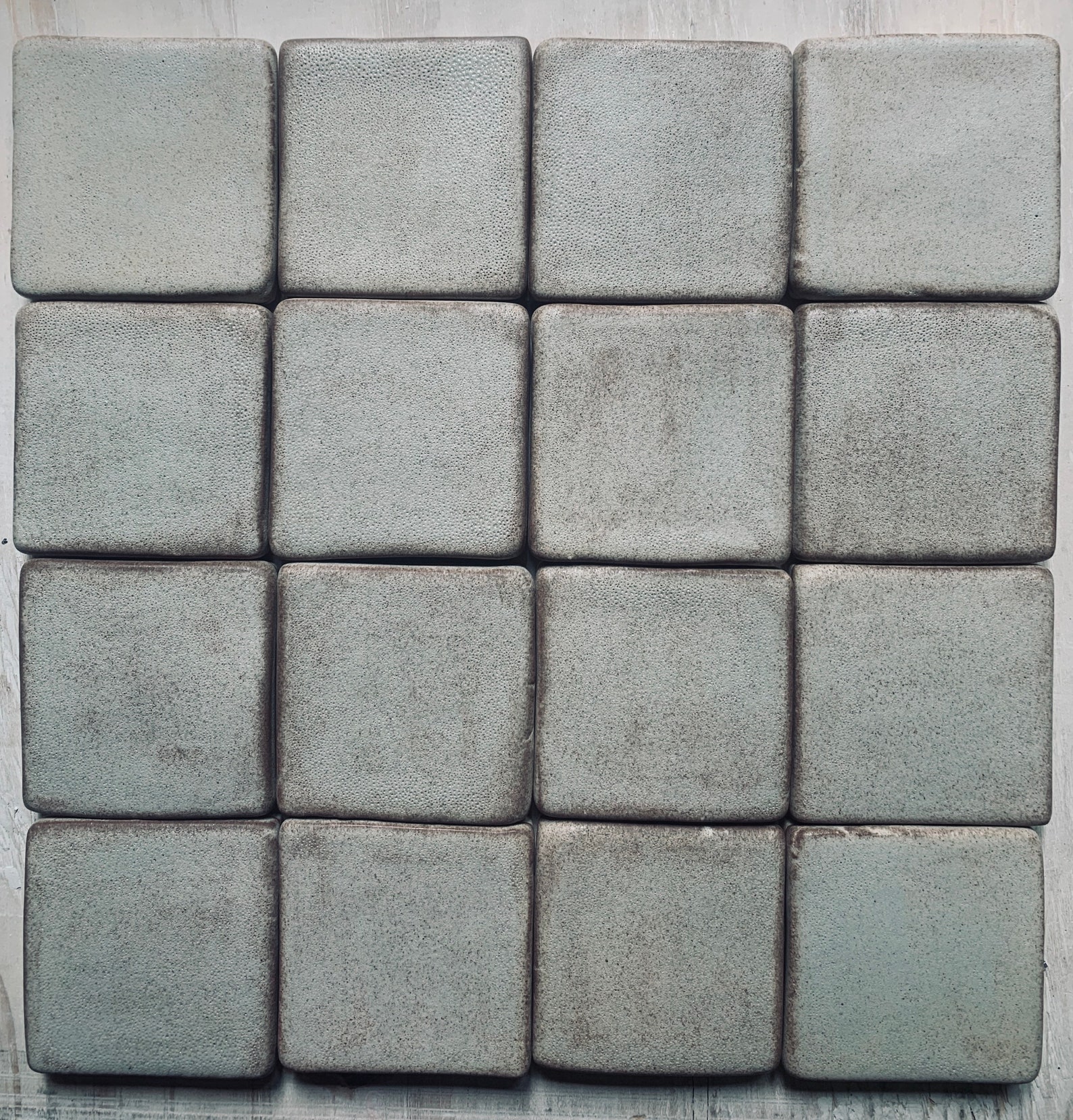 3x3 Handmade Ceramic Tile Backsplash, Bathroom or Kitchen Tile, 1 SQ FT ...
