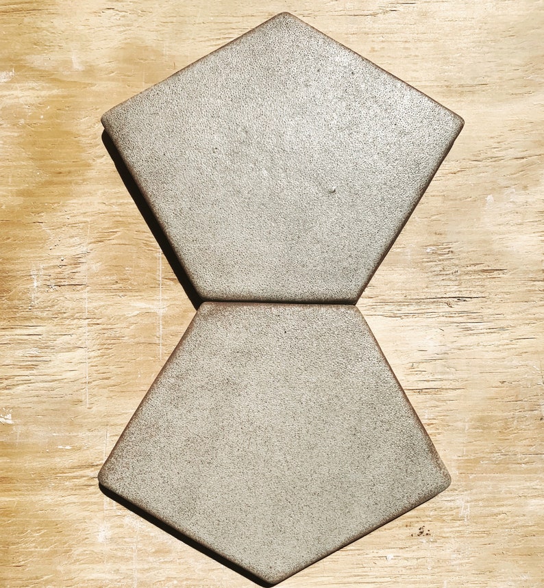6x7 Pentagon Geometric Handmade Ceramic Tile 1 SQ FT - Etsy