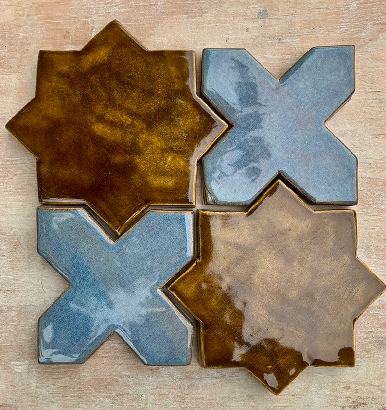 6x6 Handmade Ceramic Tile Kitchen Backsplash Bathroom Tile - Etsy