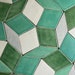 5x7 Handmade Geometric Ceramic Tile Kitchen Backsplash - Etsy