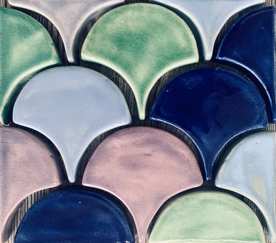 3x3 Handmade Ceramic Tile Kitchen Backsplash 1 SQ FT | Etsy