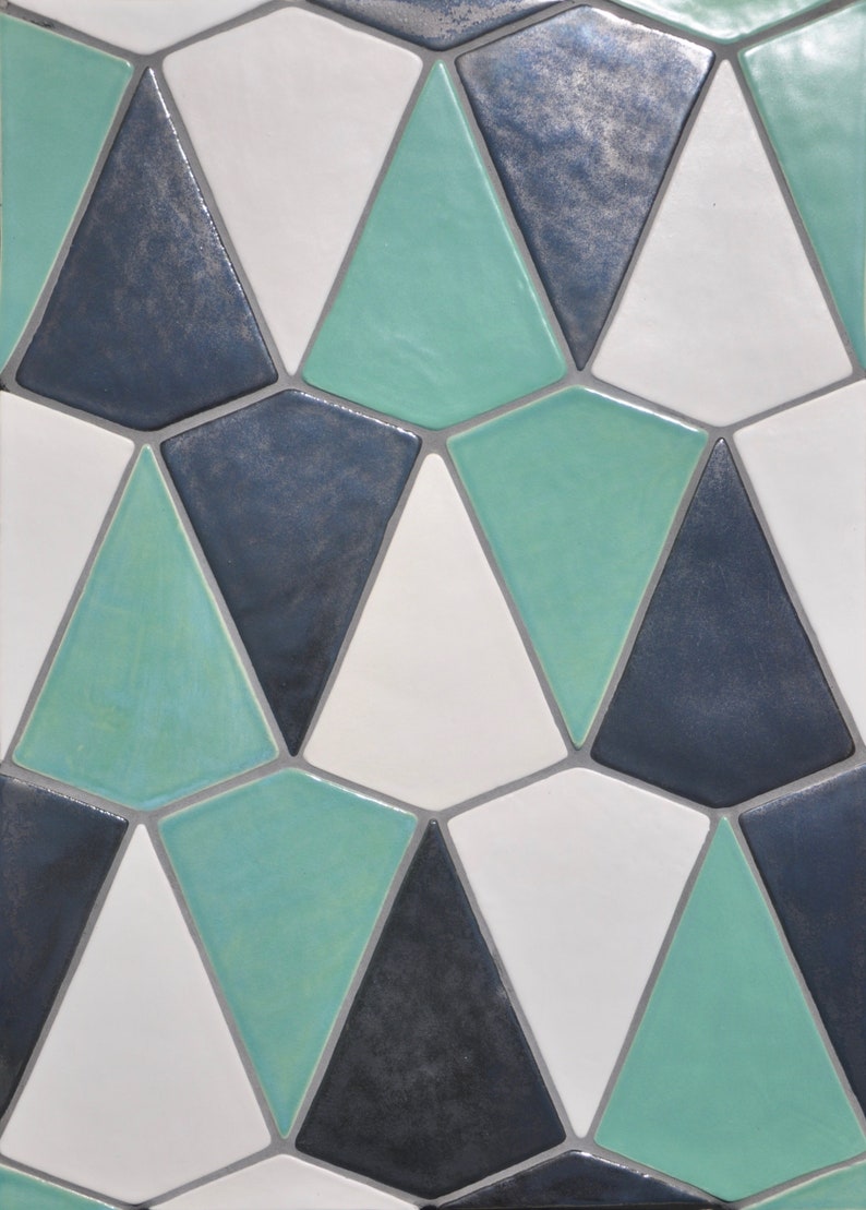 6x8 Handmade Kite Ceramic Tile Kitchen Backsplash, 1 SQ FT, Bathroom ...