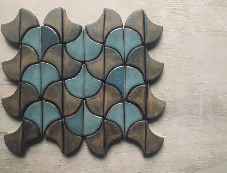 3x6 Handmade Geometric Kitchen Backsplash Tile 1 SQ FT - Etsy