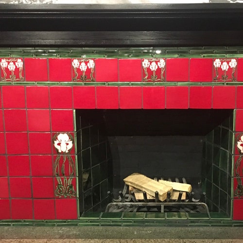 6x6 Michigan Handmade Ceramic Craftsman Tile for Kitchen - Etsy