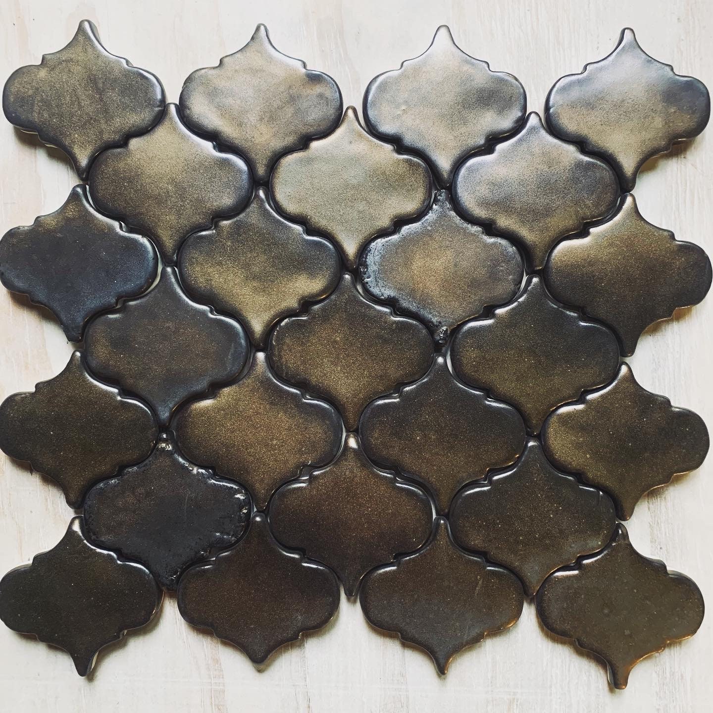 3x3 Handmade Ceramic Lantern Tile 1 SQ FT Arabesque - Etsy Canada