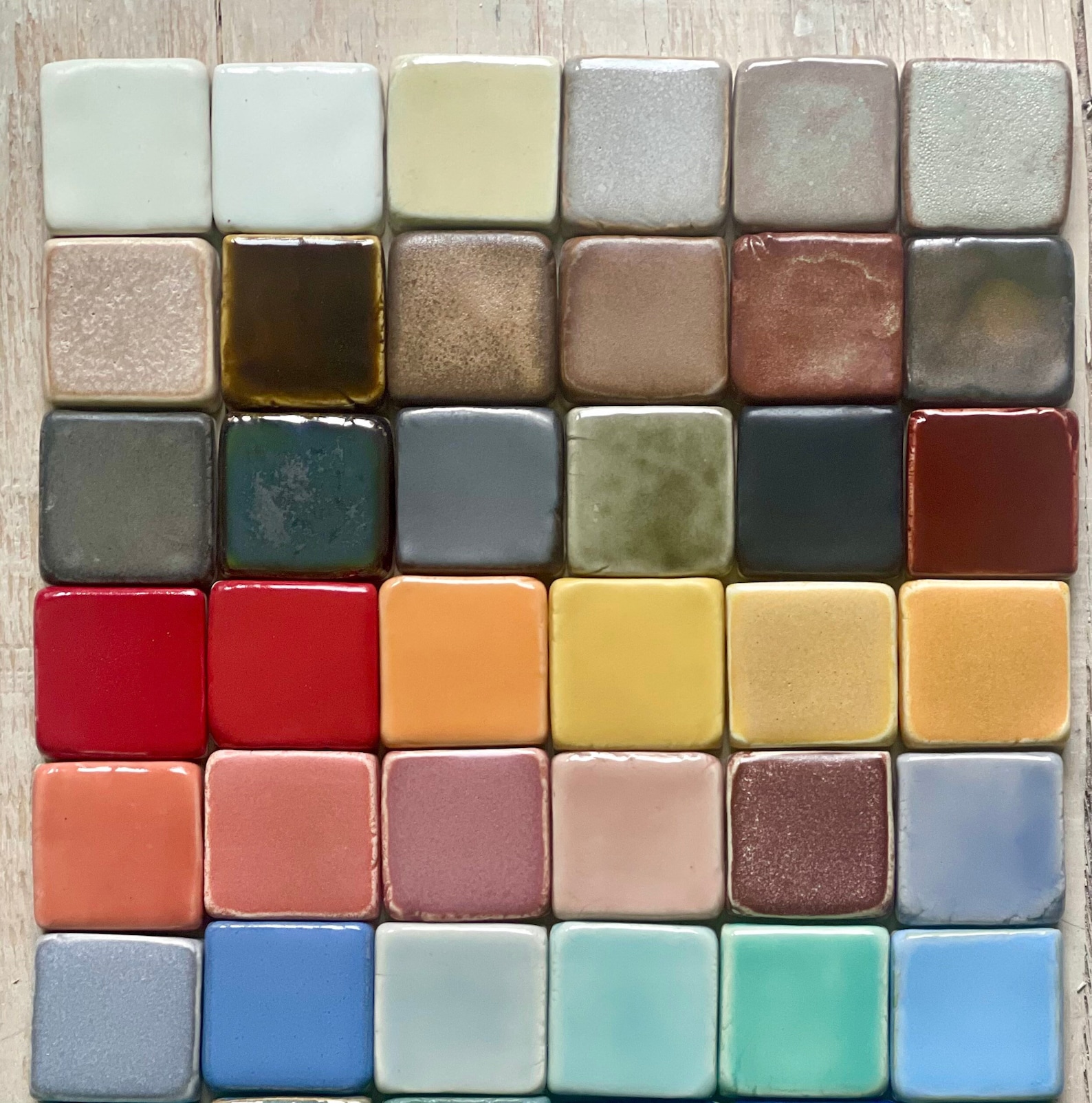 2x2 Handmade Ceramic Tile Kitchen Backsplash 1 SQ FT Bathroom - Etsy