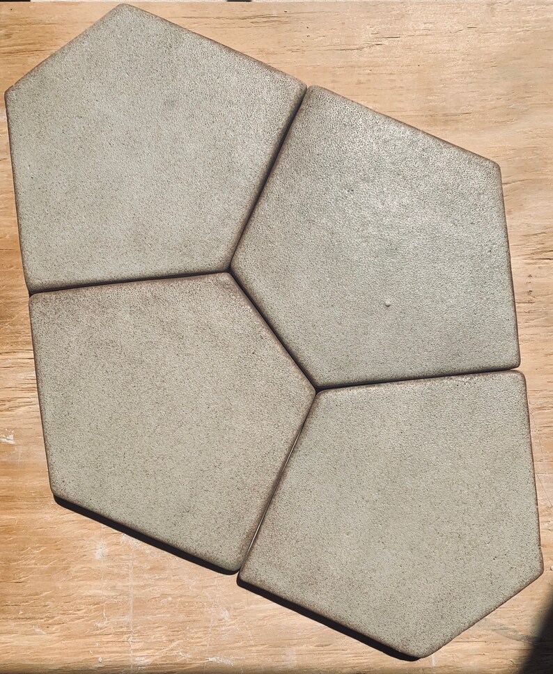 6x7 Pentagon Geometric Handmade Ceramic Tile 1 SQ FT - Etsy