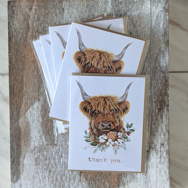 Cow Greeting Card - Etsy