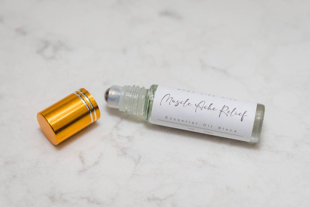 Muscle Ache Relief Essential Oil Roller - Etsy