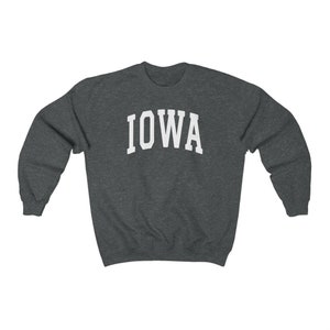 Iowa College Style Sweatshirt, Iowa Sweater (unisex) - Etsy