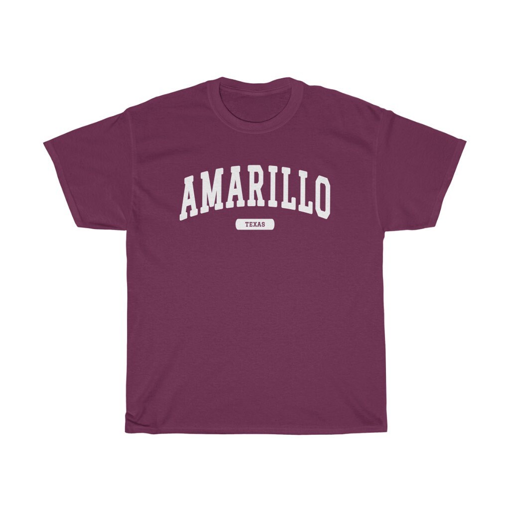 Amarillo Texas College Style T-Shirt | Etsy