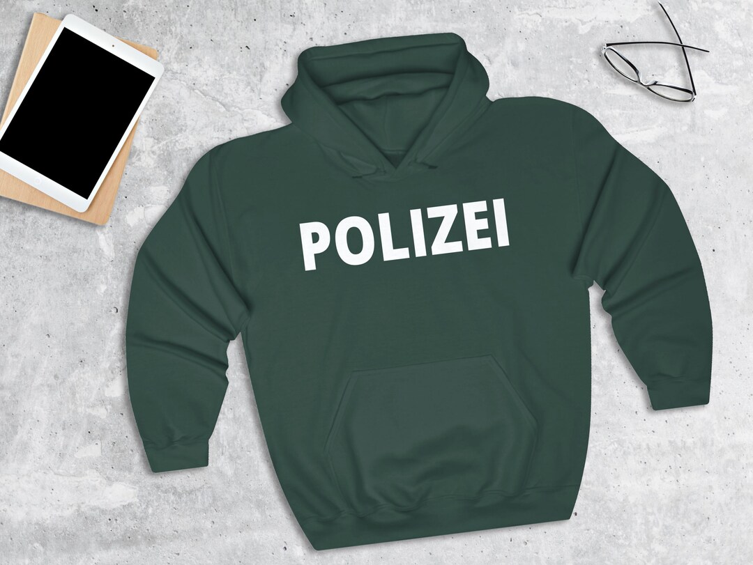 German Polizei Hoodie - Etsy