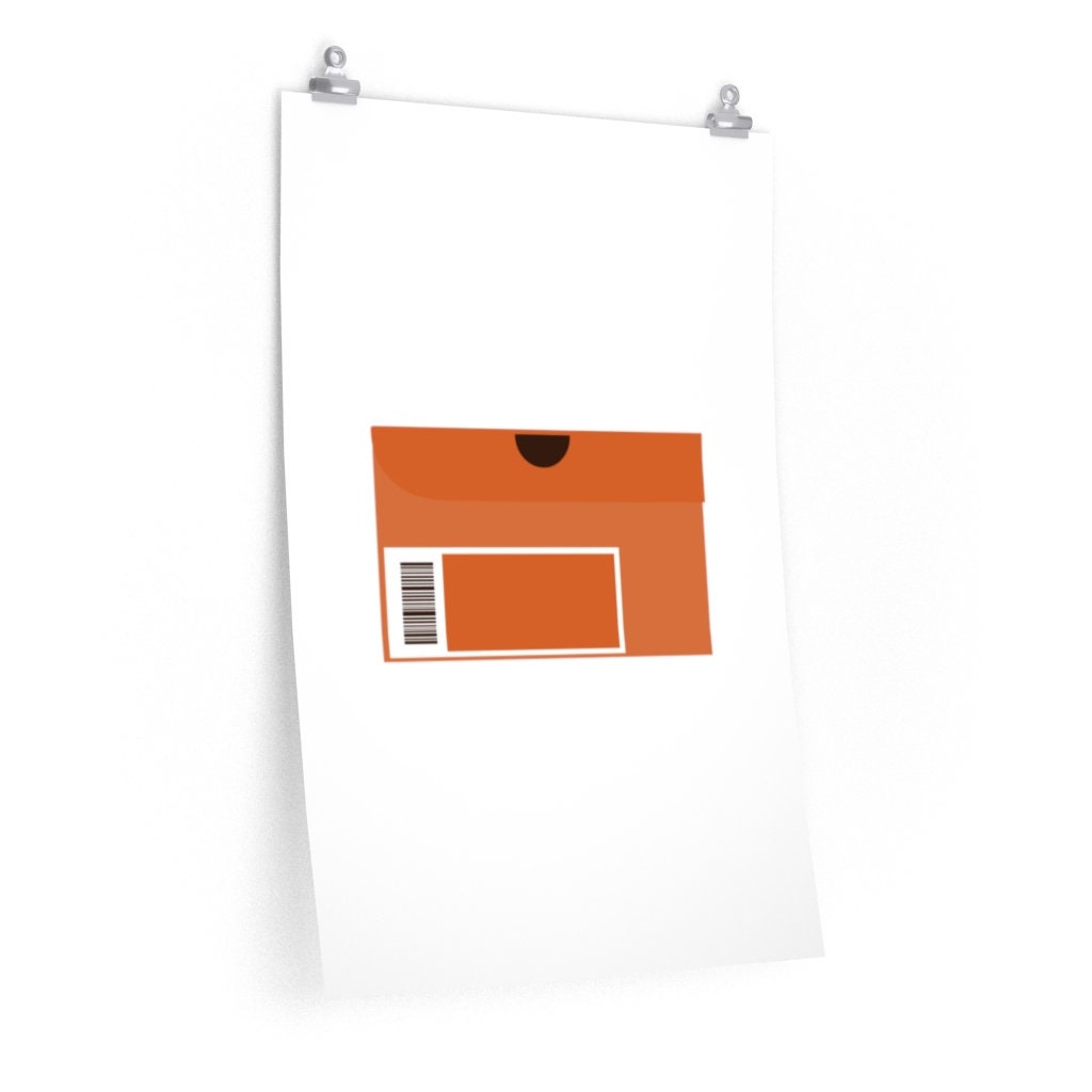 Orange Shoebox Poster Sneaker Box Poster - Etsy