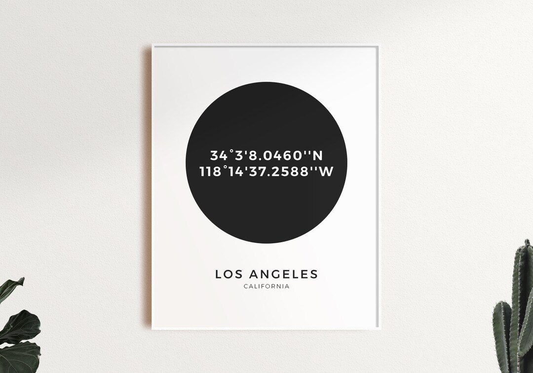 Custom Coordinates Poster, Personalized Coordinates Poster, Custom ...
