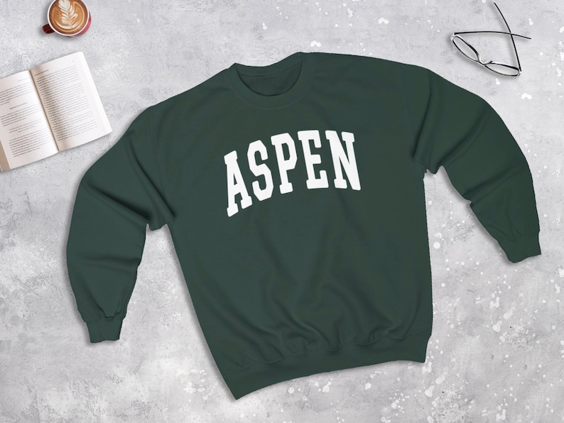 Aspen Colorado College Sweatshirt - Etsy