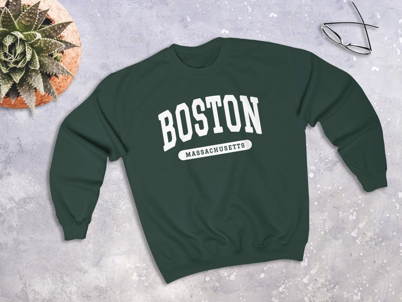 Boston Massachusetts College Sweatshirt | Etsy