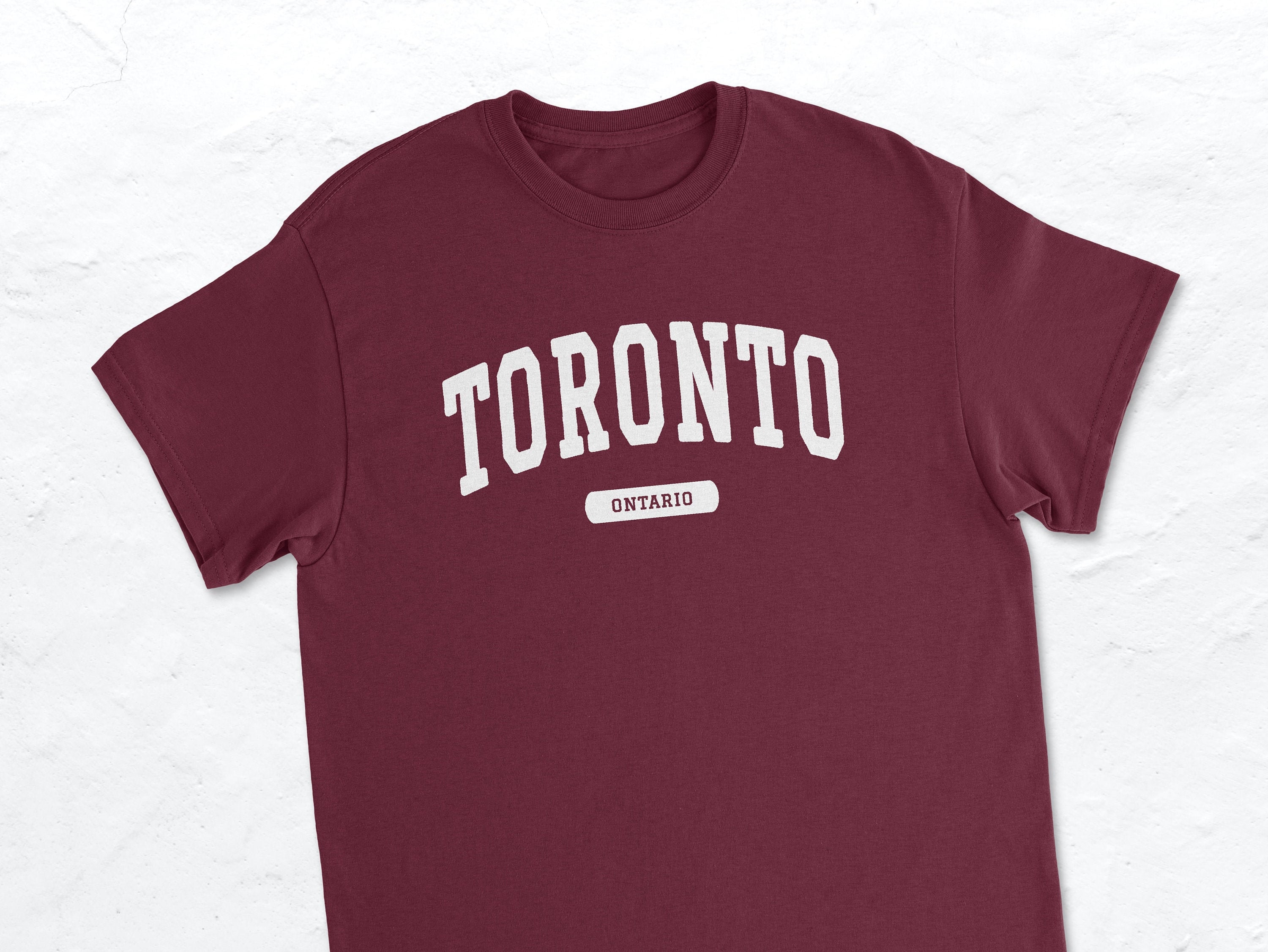 Toronto Ontario College Style T-shirt - Etsy