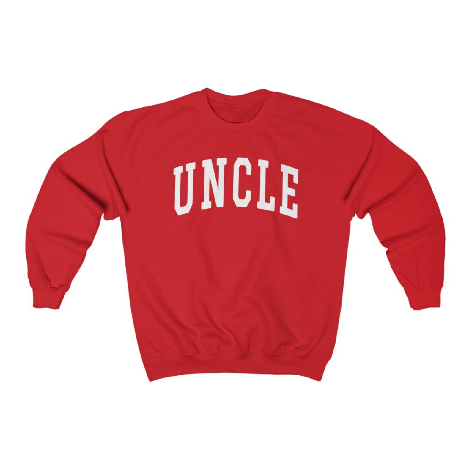 Uncle College Style Sweatshirt Gender Reveal Uncle Sweater - Etsy