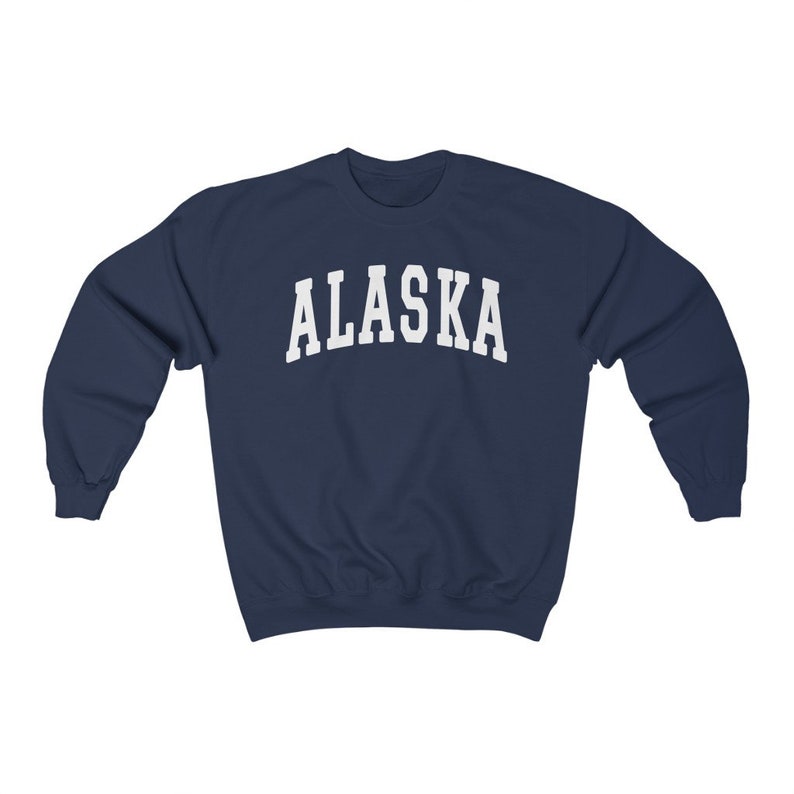 Alaska College Style Sweatshirt Alaska Sweater unisex - Etsy