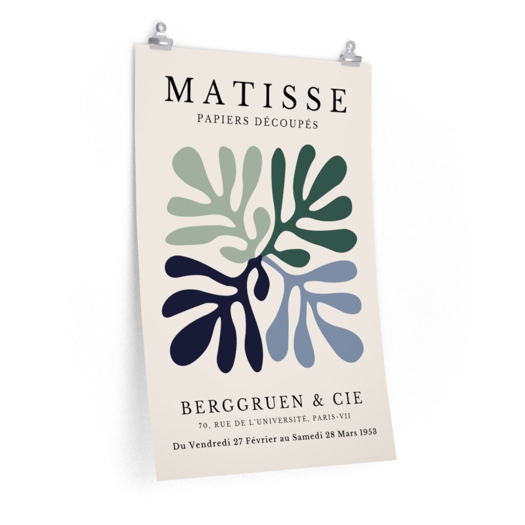 Henri Matisse Premium Matte Poster Papiers Découpés Poster - Etsy