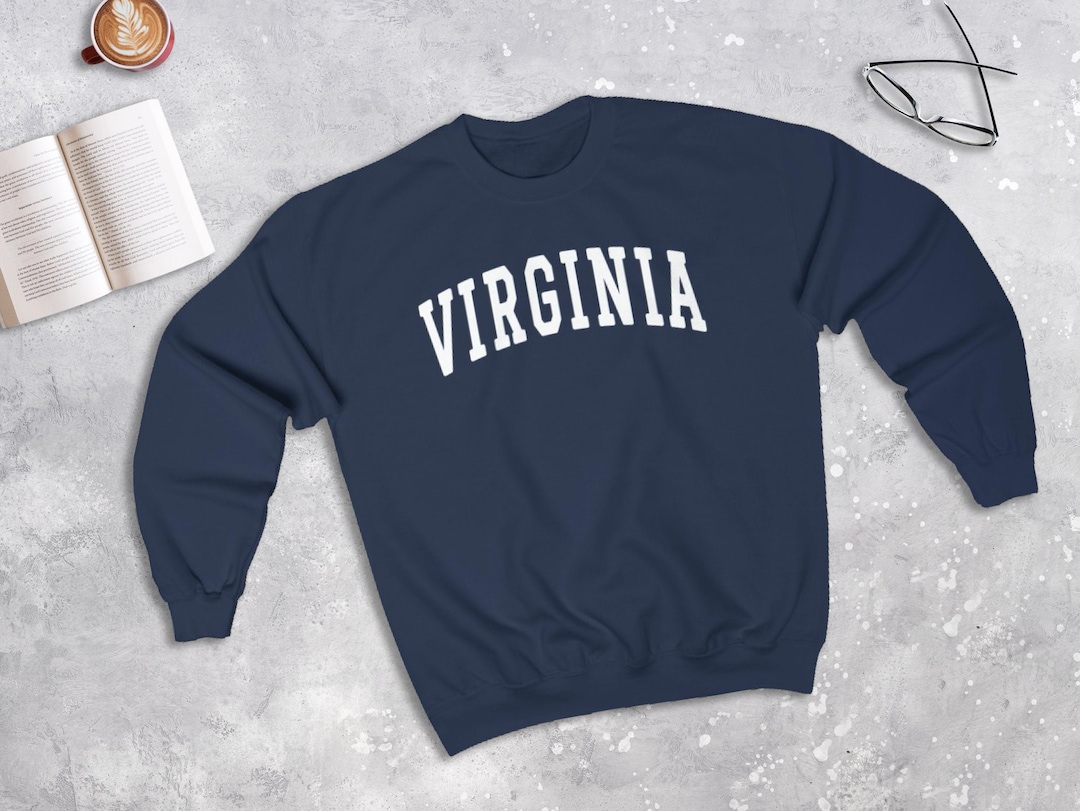 Virginia College Style Sweatshirt, Virginia Sweater (unisex) - Etsy