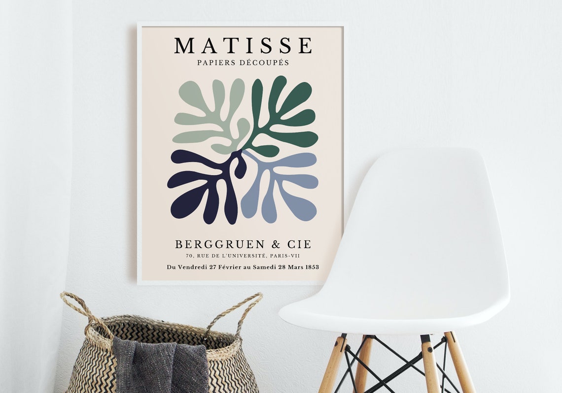 Henri Matisse Premium Matte Poster Papiers Découpés Poster - Etsy