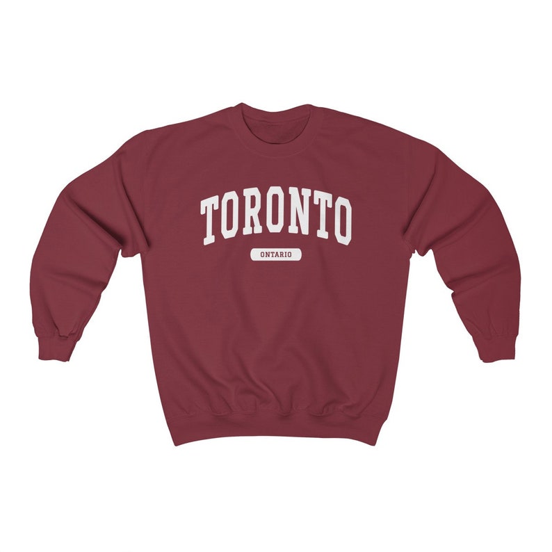 Toronto Ontario College Sweatshirt - Etsy