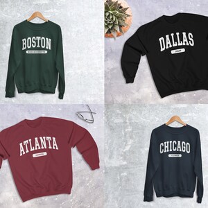Custom Personalized College Sweatshirt - Etsy