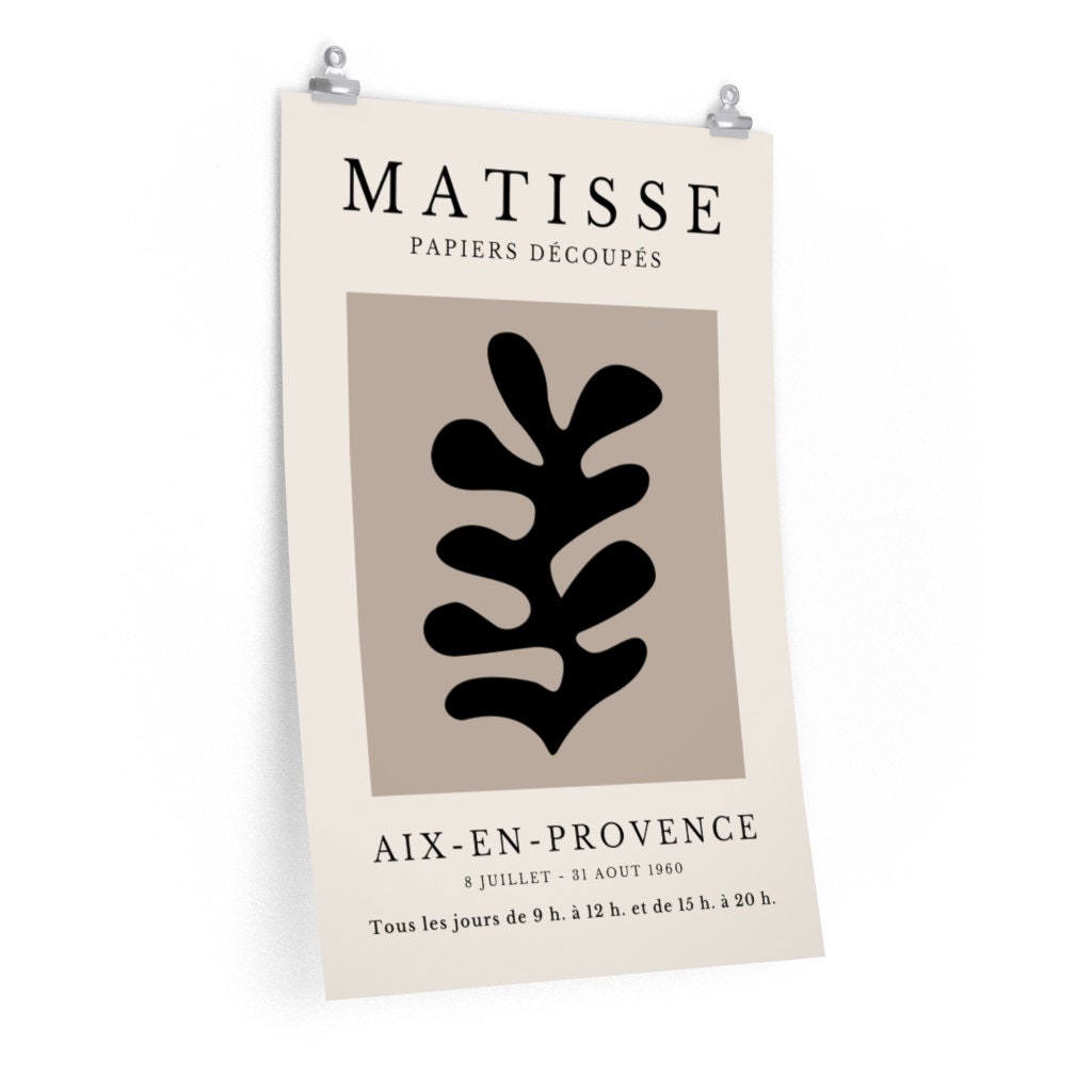 Henri Matisse Premium Matte Poster Papiers Découpés Poster | Etsy
