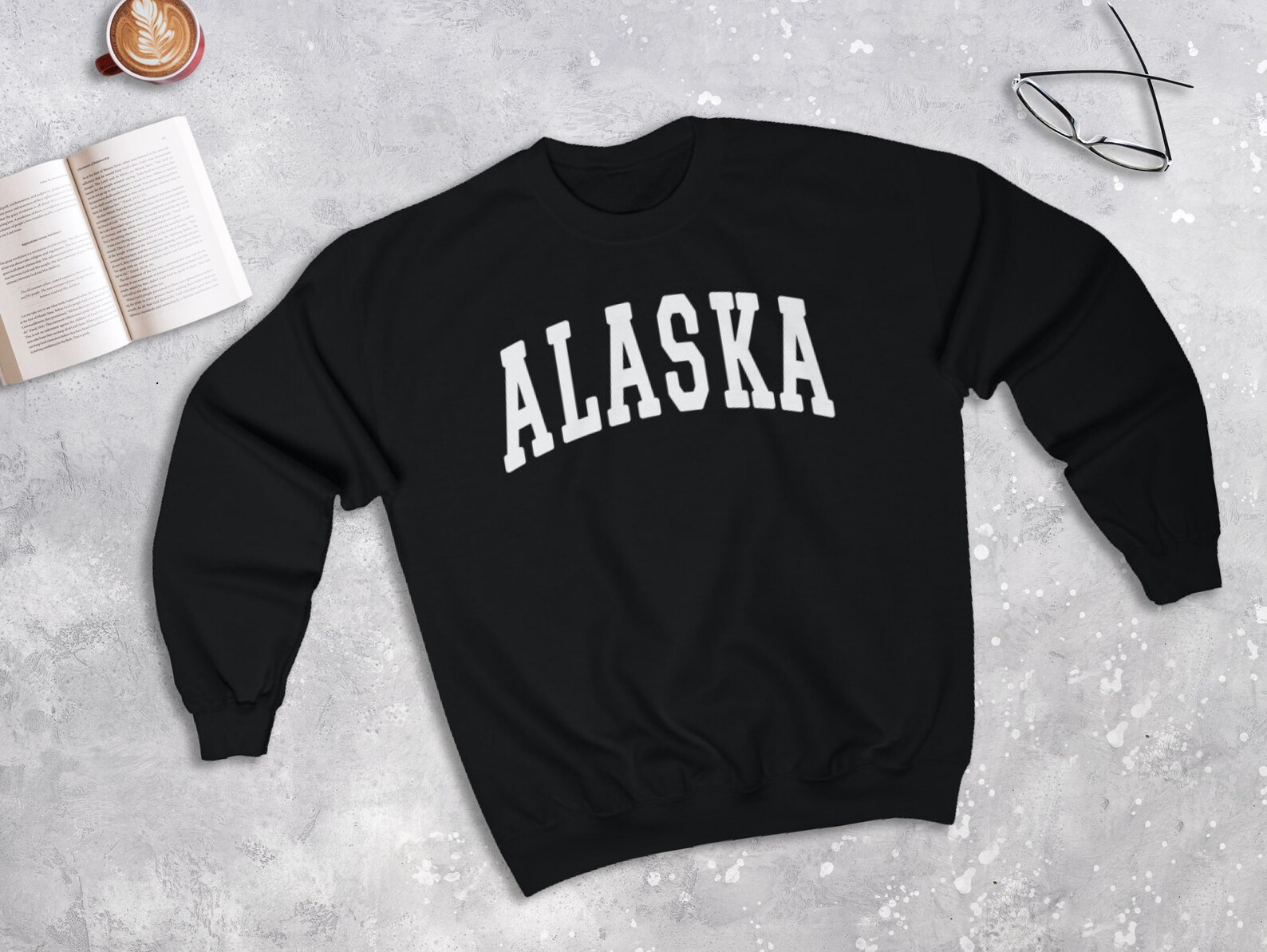 Alaska College Style Sweatshirt Alaska Sweater unisex | Etsy