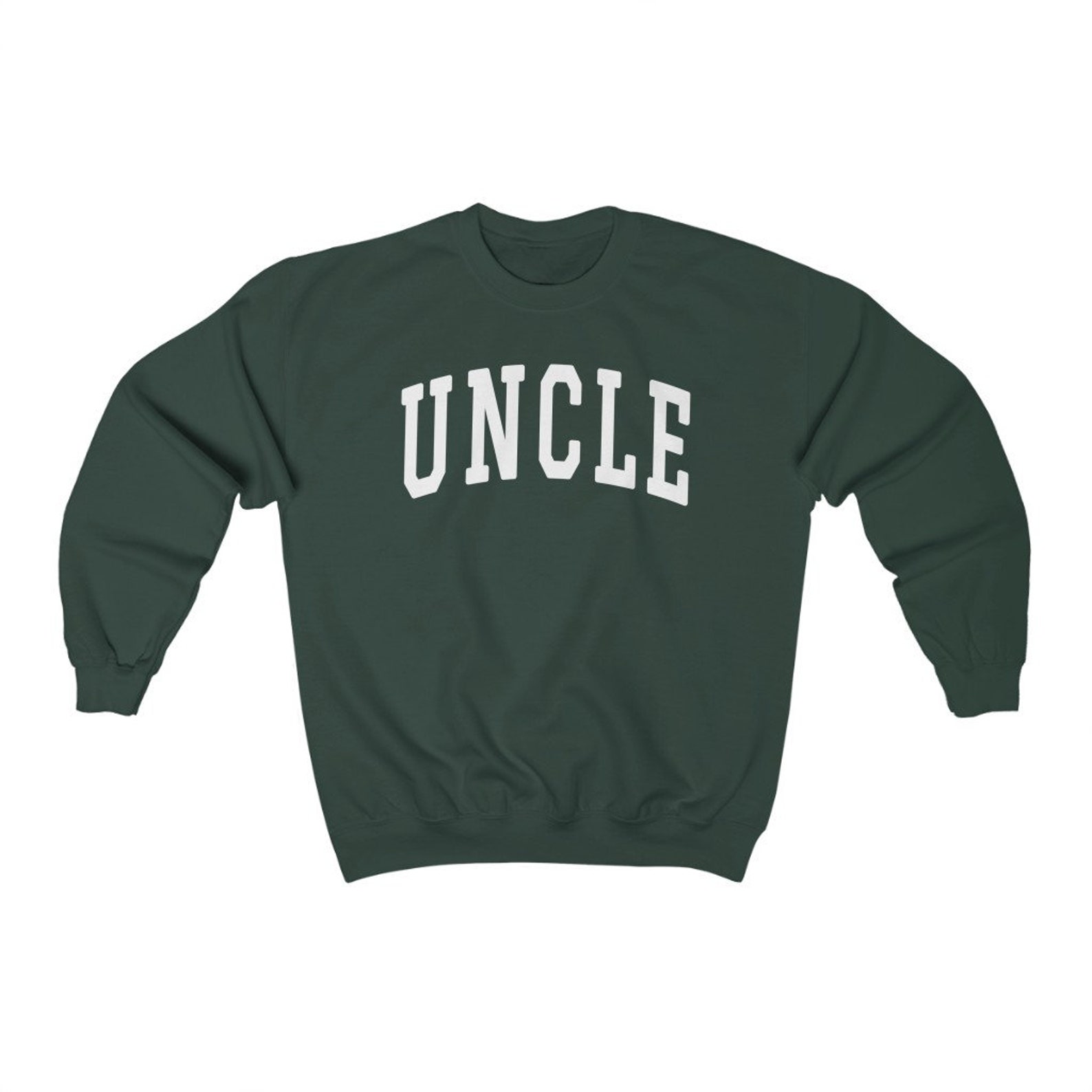 Uncle College Style Sweatshirt Gender Reveal Uncle Sweater - Etsy