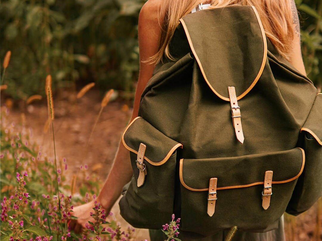 Retro Hunting Backpack | Perfect for Hiking, Bushcraft, Outdoor Survival and Traveling | Water ...