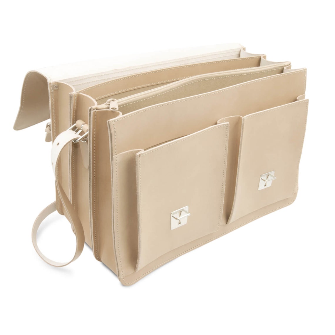 Briefcase "palermo" Made of Leather for Teachers, Graduates, Bosses ...