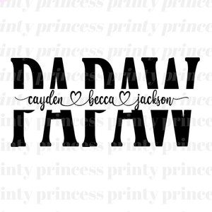 Split Frame Papaw Svg - Etsy