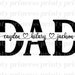 Dad SVG Bundle, Father Svg, Father's Day Svg Bundle, Dad Split Name ...