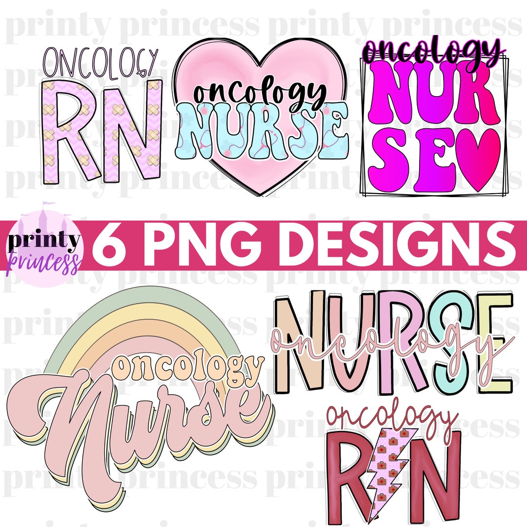 Oncology Nurse Bundle- Oncology Nurse Png Designs - Nurses Design ...
