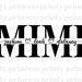 Mimi SVG, PNG, PDF Split Mimi Frame Svg, Mother's Day Svg, Mom Cut File ...