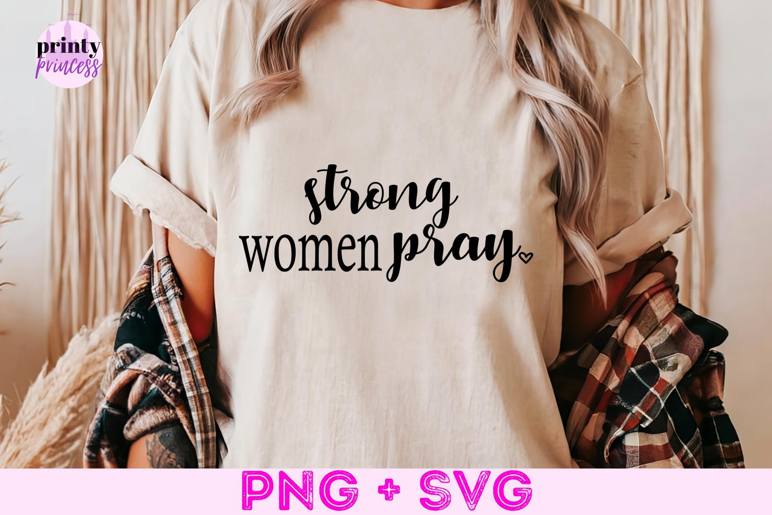 Strong Women Pray Svg, Faith Svg, Thank God SVG, Christian Shirt Svg ...