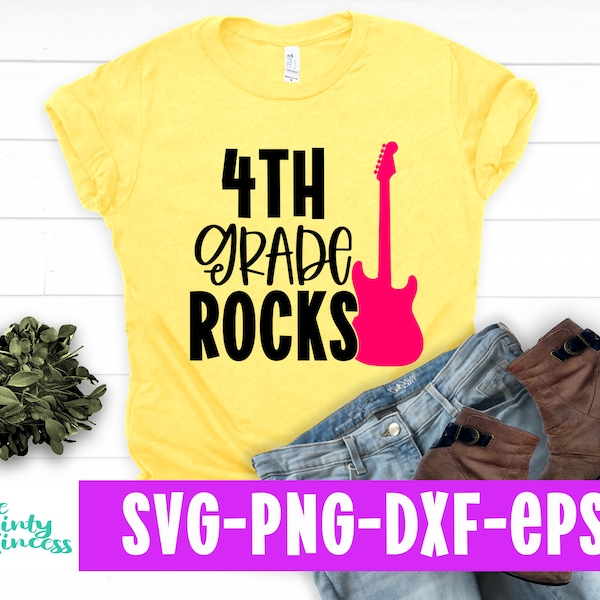 4th Grade Rocks - Etsy