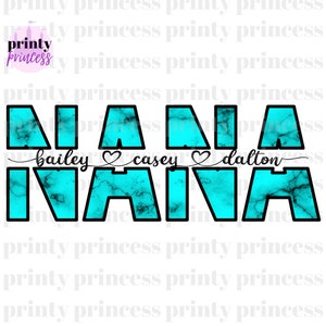 Nana PNG, Split Nana Frame Png, Mother's Day Png Bundle, Mom ...