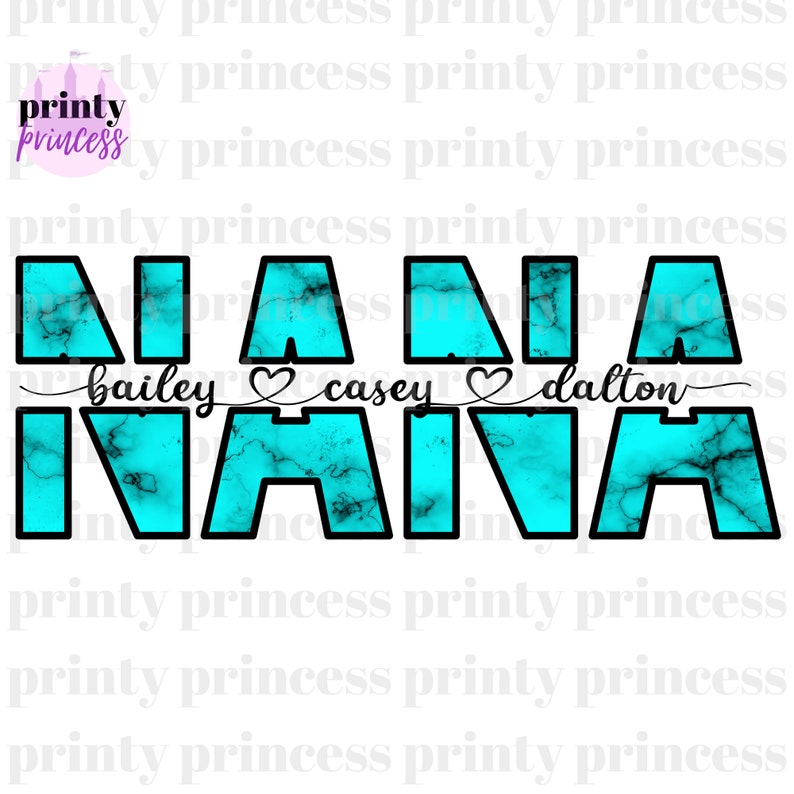 Nana PNG, Split Nana Frame Png, Mother's Day Png Bundle, Mom ...
