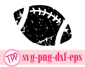 Grunge Football Svg File, Distressed Football Grunge Football Clipart ...