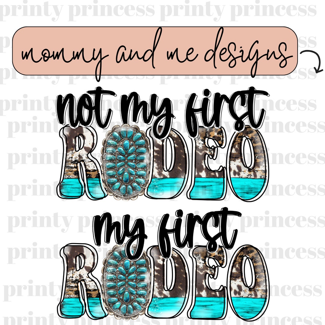 Mama and Mini Rodeo PNG, Matching Designs, Rodeo Png, Mommy and Me ...