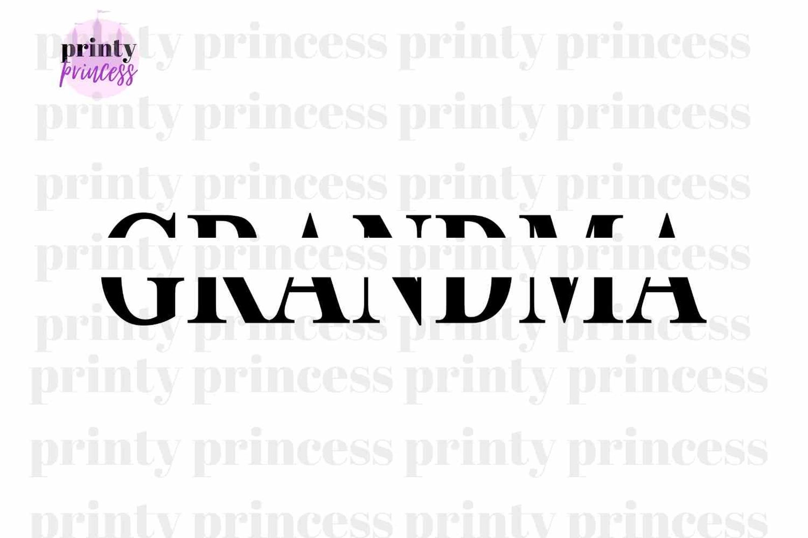 Grandma SVG, PNG, PDF Split Grandma Frame Svg, Mother's Day Svg, Mom ...