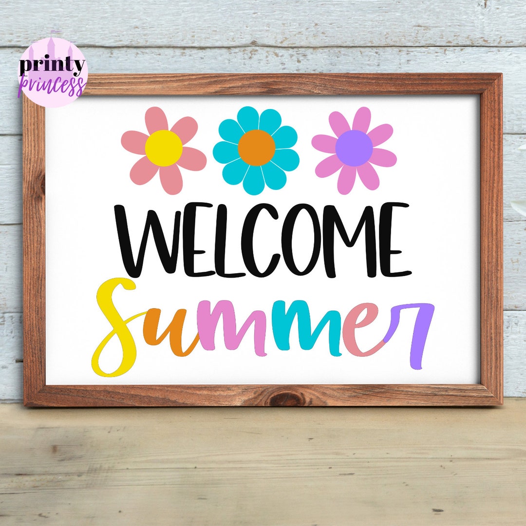 Welcome Summer SVG and PNG, Summer Vibes Png, Hello Summer Svg, Summer ...