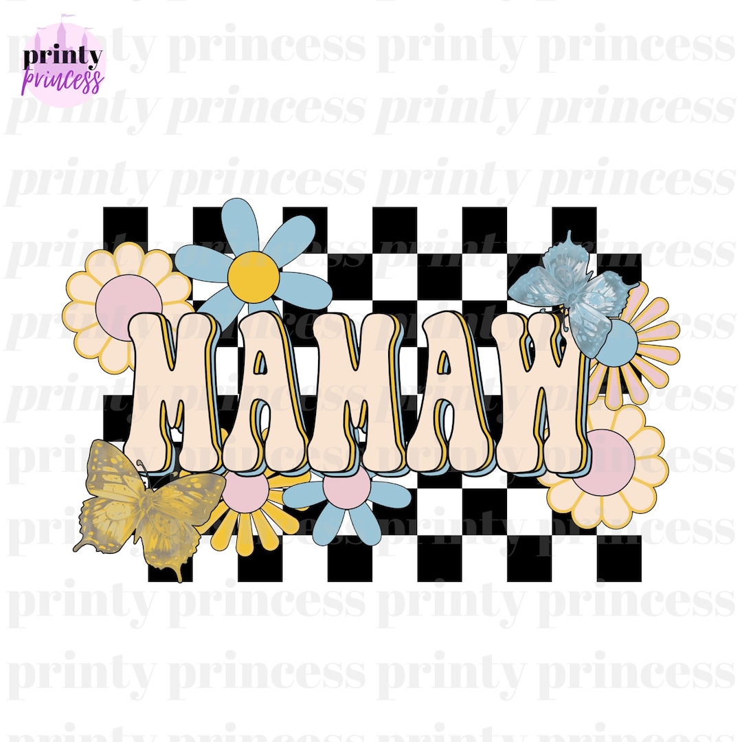 Retro Mamaw PNG, Mamaw Download, Mother's Day Svg, Mom Png, Grandma ...