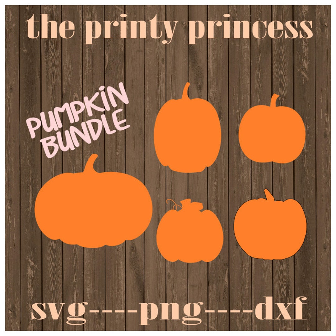 Pumpkin Fall Png Svg Fall Pumpkin Bundle Dxf, Cut File Cricut ...