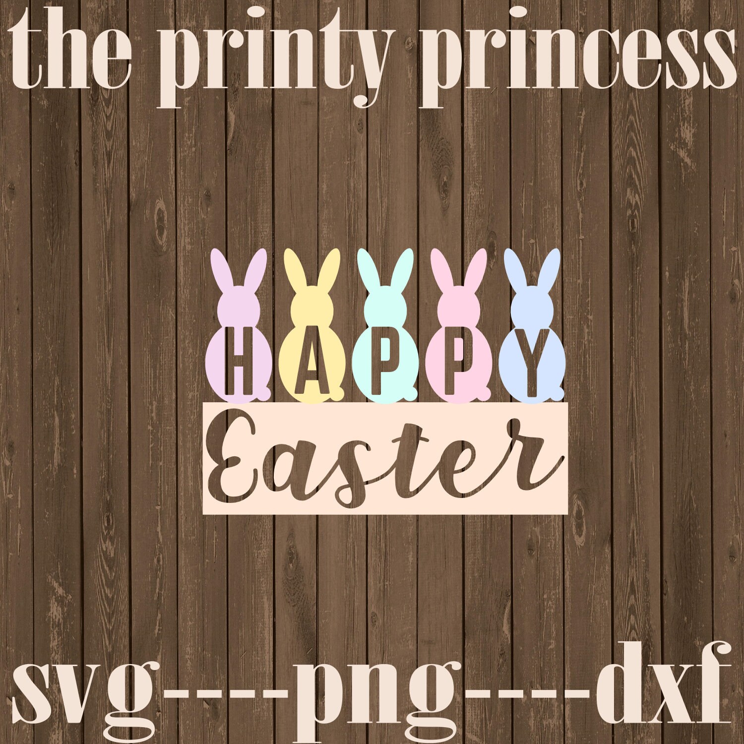 Easter Svg Happy Easter Svg Bunny Png Dxf Cut File Cricut - Etsy