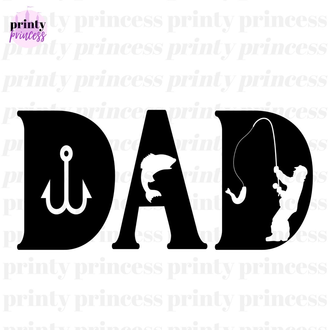 Fishing Dad SVG, Fishing Svg, Dad Svg, Dad Fishing Cutting File, Father ...